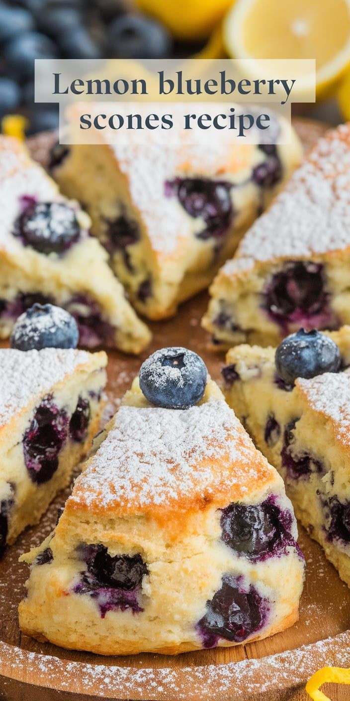 Lemon Blueberry Scones Recipe