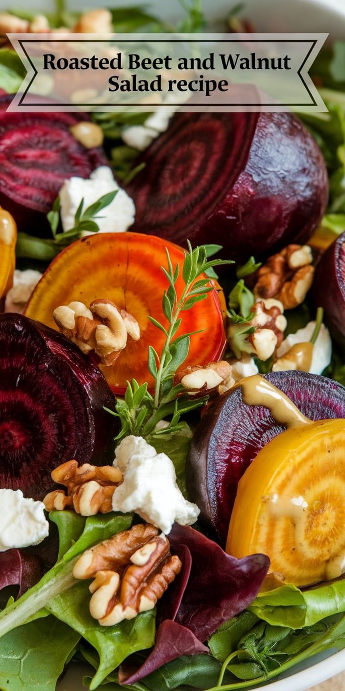 Roasted Beet and Walnut Salad Recipe